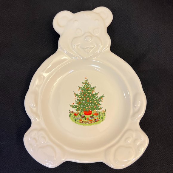 Pfaltzgraff | Dining | Pfaltzgraff Christmas Heritage Teddy Bear Plate ...
